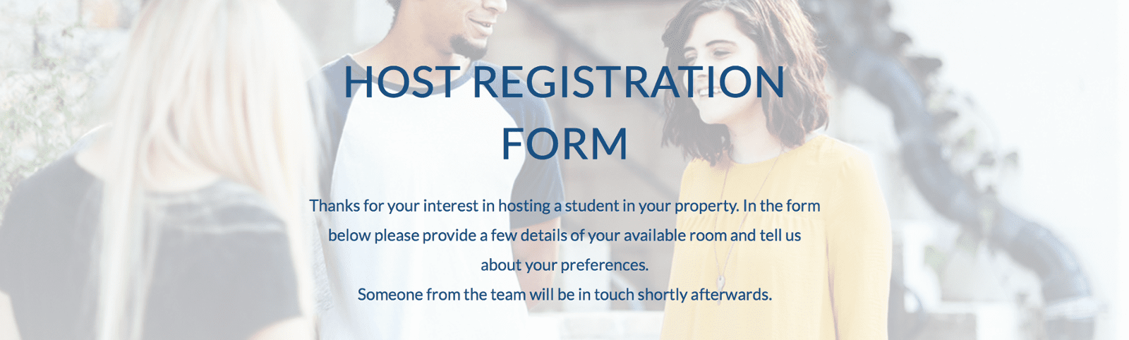 Register As A Host | Host Family Stay